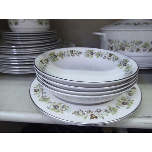 Royal Doulton translucent china Vanity Fair pattern tableware