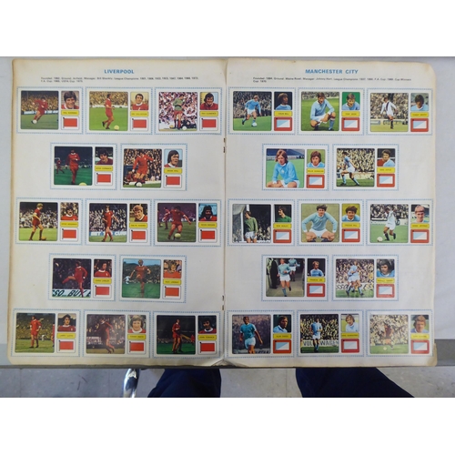 Football related collectables: to include a 1977 Euro Football Sticker ...