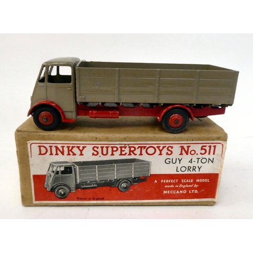 Twenty five vintage Dinky painted diecast model vehicles, some boxed ...