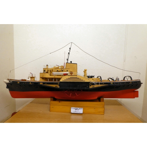 A scratch built and painted 0.25-1 scale model 'Director Class Paddle ...