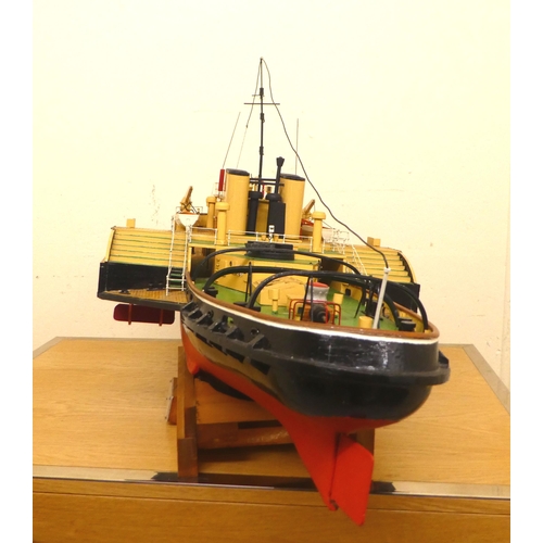 A scratch built and painted 0.25-1 scale model 'Director Class Paddle ...