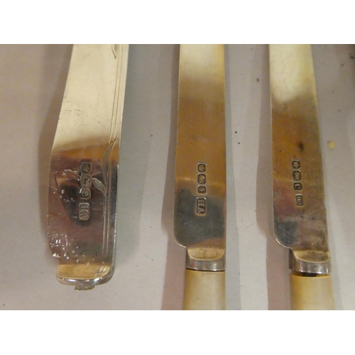 Silver collectables, mainly flatware mixed marks