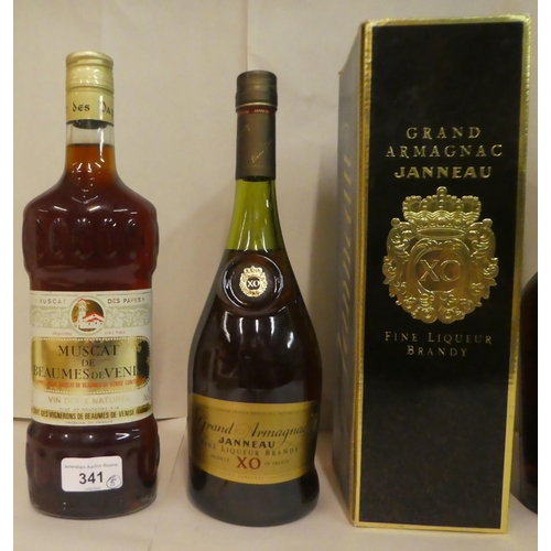 Spirits and port: to include a bottle of Grand Armagnac Janneau Brandy ...