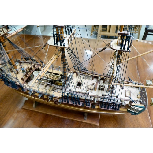A kit built model fruit transport ship, MS Velarde, fully fitted and ...