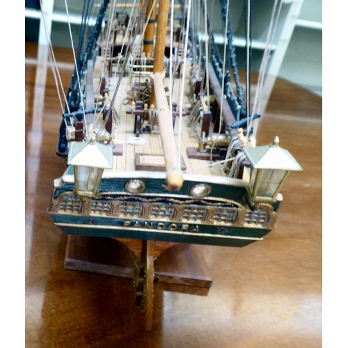 A kit built model fruit transport ship, MS Velarde, fully fitted and ...