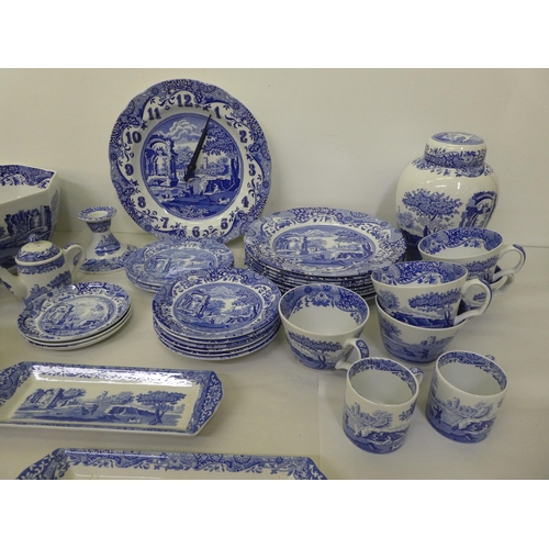 Spode Italian china, traditionally decorated in blue and white: to ...