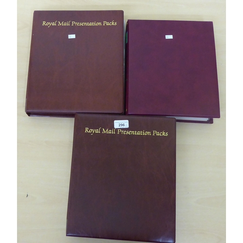 Three albums of uncollated Royal Mail, variously themed presentation packs
