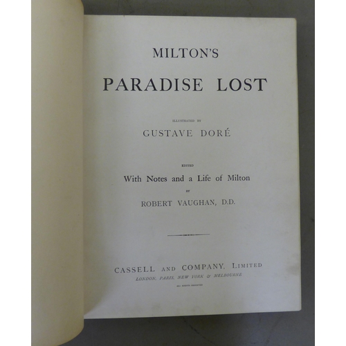 Books: 'Miltons Paradise Lost' illustrated by Gustave Dore, edited with ...