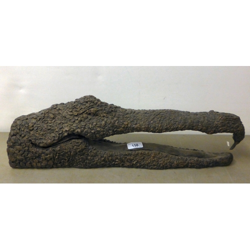 A Royal Academy Summer Exhibition of 1989 bronzed effect composition ...