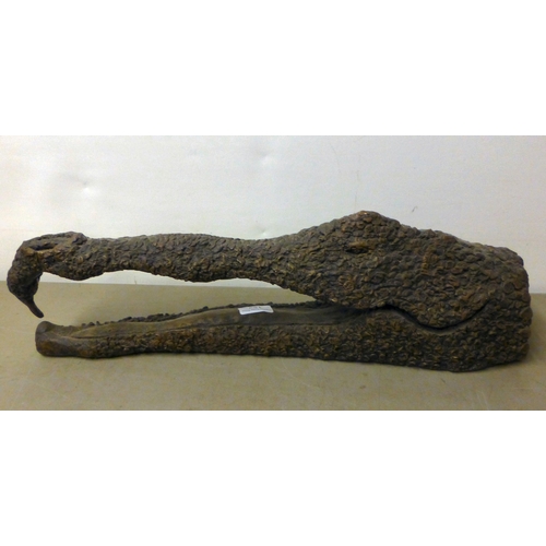 A Royal Academy Summer Exhibition of 1989 bronzed effect composition ...