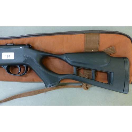 An Edgar Brothers Striker Edge Snipper 0.22 air rifle