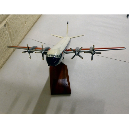 An Executive desktop display model of a BEA G-APEH aircraft-on-stand ...
