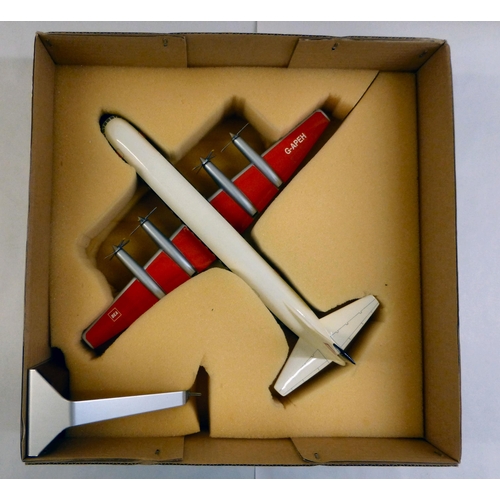 An Executive desktop display model of a BEA G-APEH aircraft-on-stand ...