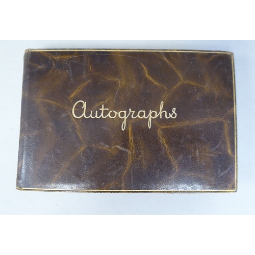 An autograph album: to include entries by Danny Kaye, Orson Wells, Noel ...