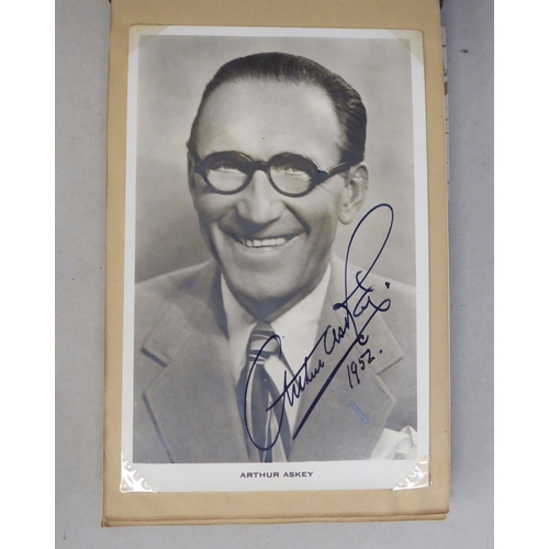 An autograph album: to include entries by Danny Kaye, Orson Wells, Noel ...