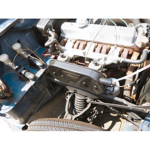 A 1966 Triumph Vitesse two door salon motorcar in blue/grey livery ...