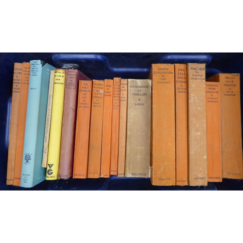 Books, mainly Left Book Club editions, mixed reference: to include 'A ...