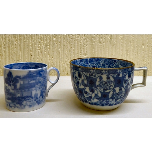 18th/19thC blue and white ceramics: to include (possibly) Caughley ...
