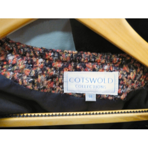 Ladies fashion accessories: to include a Rowlands red fabric jacket
