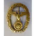 A German Gau Baden breast badge by Klett, Karsruhe(Please Note: this ...