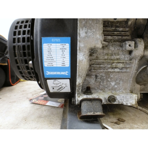 A Silverline petrol generator
