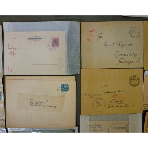 German Third Reich envelopes from The Reich Protectorate of Bohemia and ...