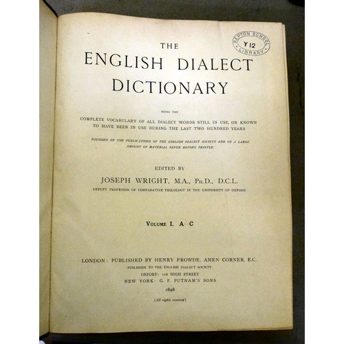 Books, from the personal library of Tim Gosling: 'The English Dialect ...