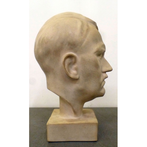 A composition bust, Adolf Hitler 8"h