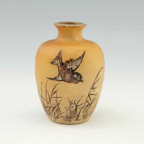 Edwin Martin for Martin Brothers, a small stoneware bird vase, 1902 ...