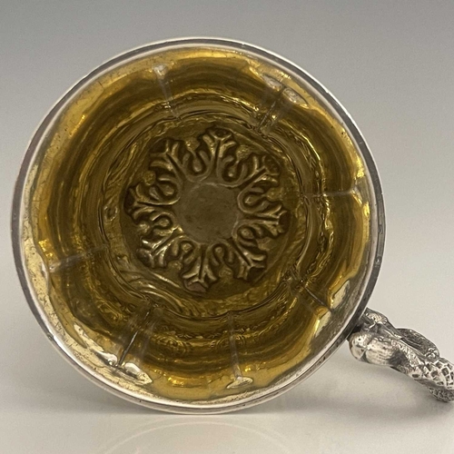 India. A nineteenth-century Indian Colonial Raj silver-coloured metal ...