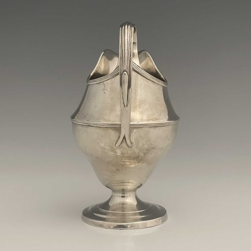 Newcastle. A George III English provincial silver cream jug or pitcher ...