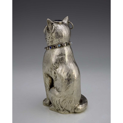 A Victorian silver novelty zoomorphic sugar box, modelled in the form ...