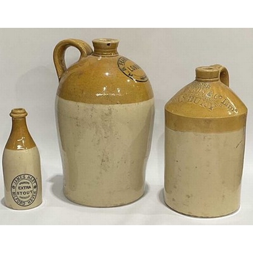Local Interest: A collection of stoneware flagons and jars: Banbury ...