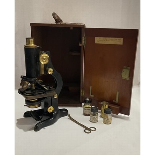 W Watson & Sons Ltd, 'Service Microscope, with additional aperture etc ...