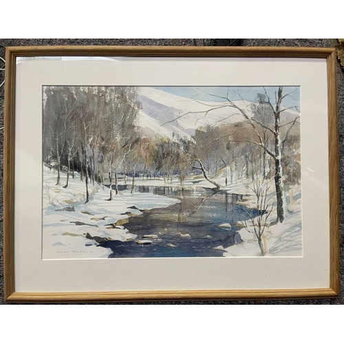 Christopher Assheton-Stones (British, 1947-1999), a mountainous lake ...