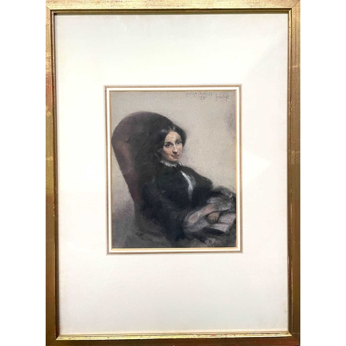 Arthur Miles (British, act.1851-1880), portrait of Georgy Chatfield ...