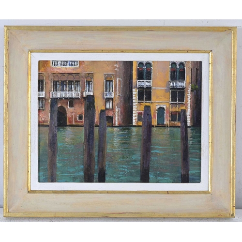 Alan R. Thompson (British, 1953), Posts, Venice, signed with initials l ...