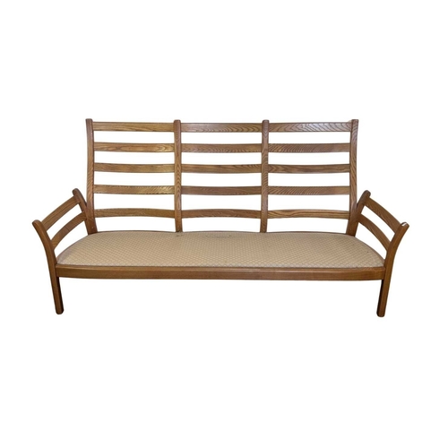 A late 20th century Ercol gold label three piece suite, Saville model ...