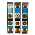 Allan Wallwork for Pilkington, twelve Modernist tiles, enamelled with ...
