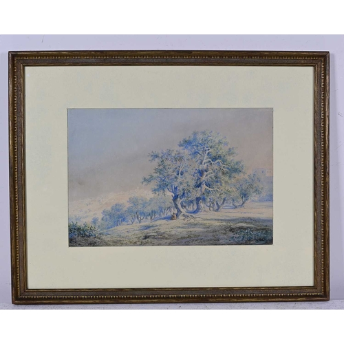 Friedrich Otto Georgi (German, 1819-1874), a Jerusalem landscape with ...