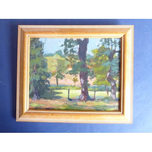 ANNETTE GRIFFITHS - six oil on artist's board paintings to include ...