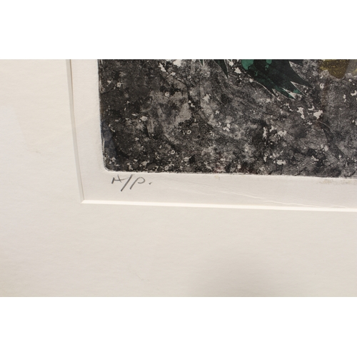 George F. Fallows (1920-2011) - medieval dancing lady, artist's proof ...