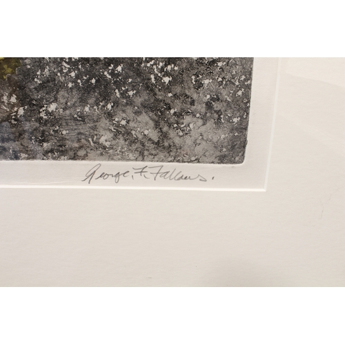 George F. Fallows (1920-2011) - medieval dancing lady, artist's proof ...