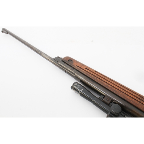 A BSA .177 air rifle (22119) with telescopic sight, 18" barrel and 13 3 ...