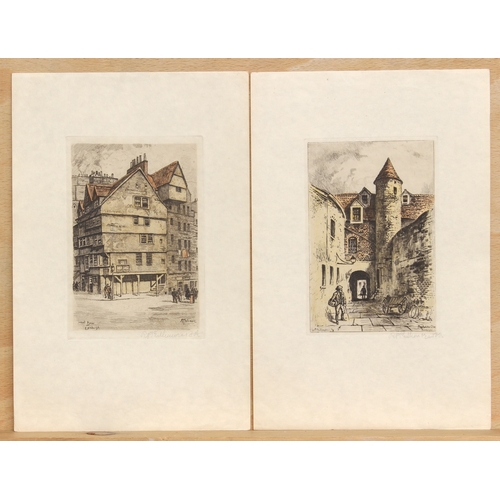 Reginald P. Phillimore (1855-1941) - two sets of unframed, coloured ...