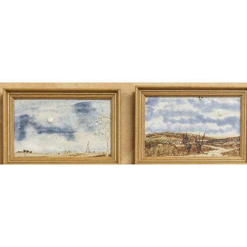 Frances Barnes (British, second half 20th century) - a pair of glazed ...