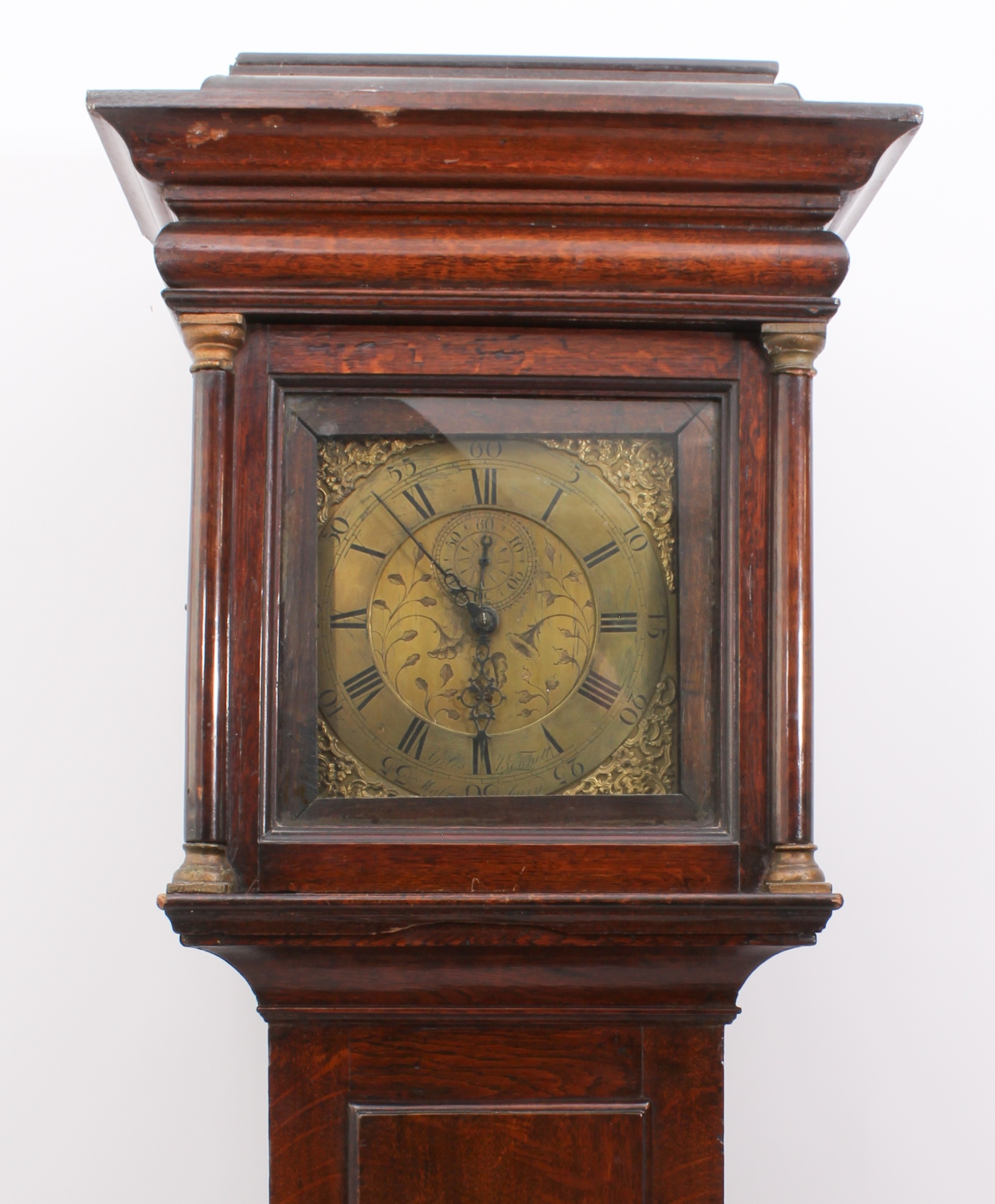 A mid-18th century 30-hour weight-driven longcase clock by Giles ...