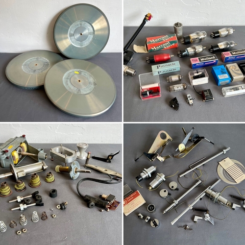 A small collection of vintage turntable parts - including a Michell ...