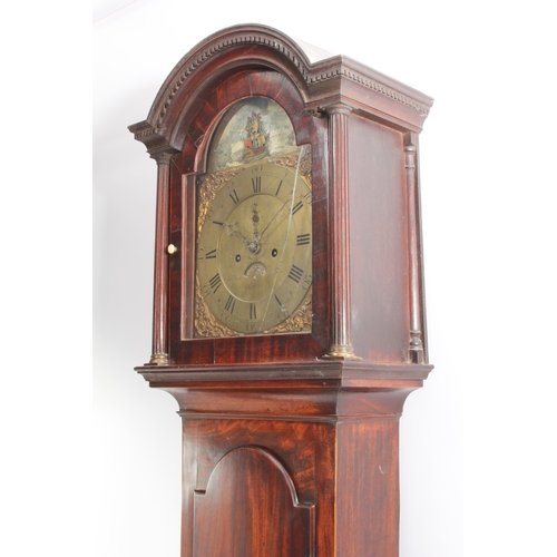 A George III mahogany eight-day longcase clock by Richard Biggs of ...