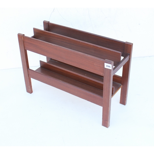 Guy Rogers for Heals: a retro 1960s teak Canterbury or magazine rack ...